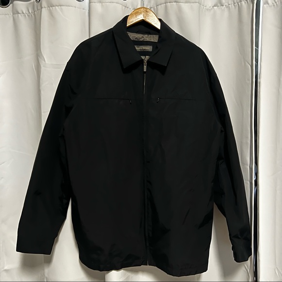 Banana Republic | Jackets & Coats | Banana Republic Black Nylon Zip ...